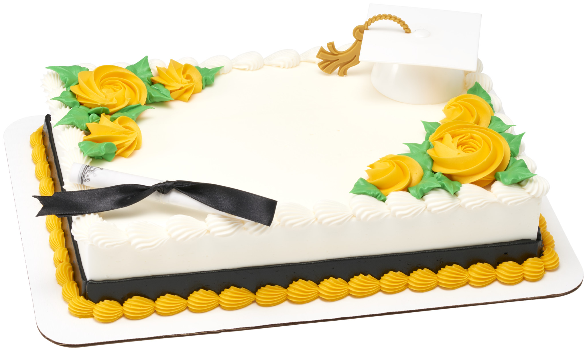 White Grad Cap With Tassel | DecoPac