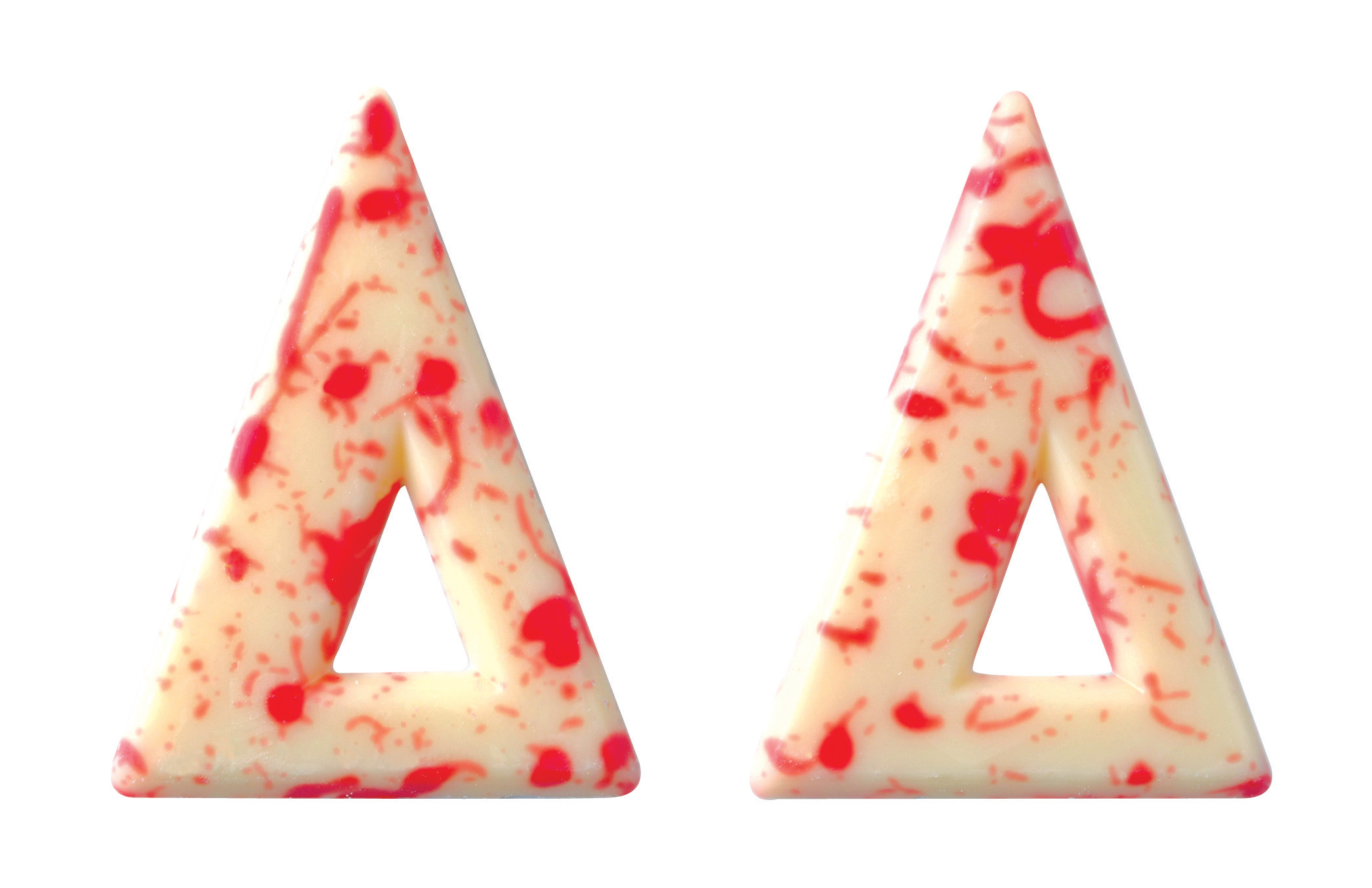 Blizzard Triangle White/Red | Chocolate | DecoPac