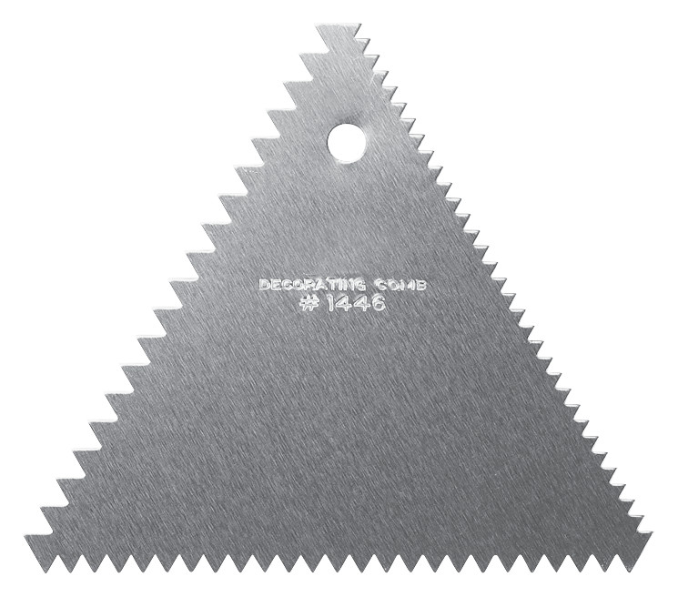 Aluminum Decorating Triangle Comb | DecoPac