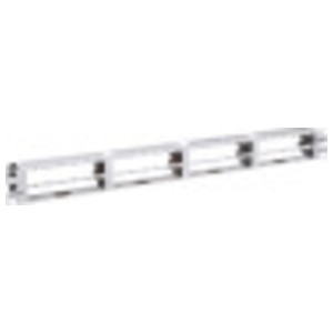 Panduit QSP48HDWH Quicknet Shielded Patch Panel, Flat, 48 Port, 1 RU ...