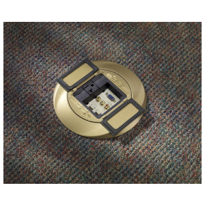 Hubbell Wiring Device - Kellems S1CFCBRS SystemOne Universal Floor Box ...