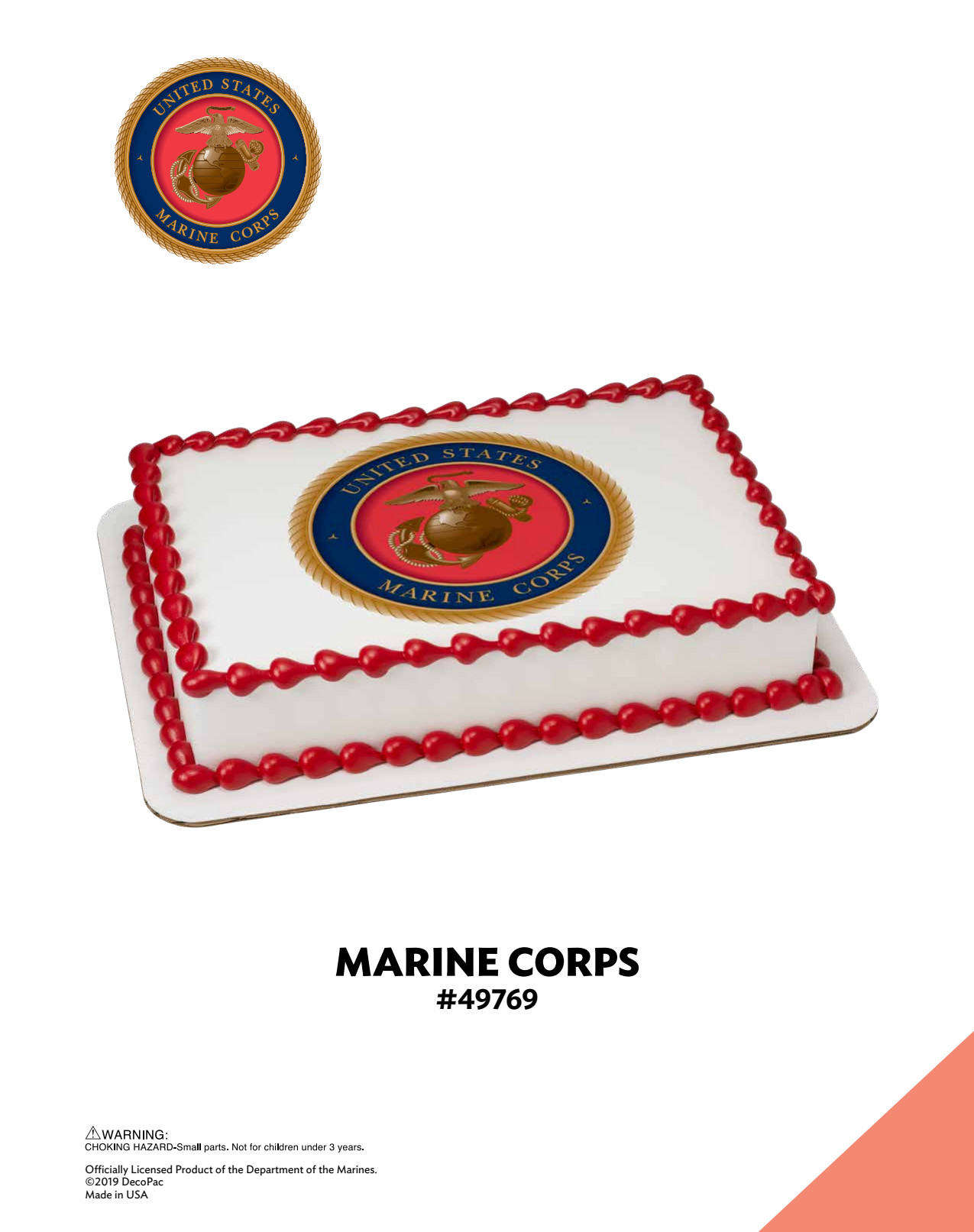 United States Marine Corps Edible Image | DecoPac