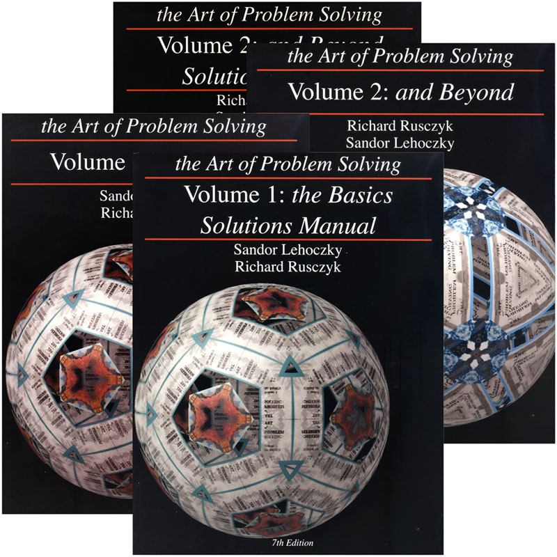 Art of Problem Solving Volume 1: The Basics & Volume 2: and Beyond Texts & Solutions