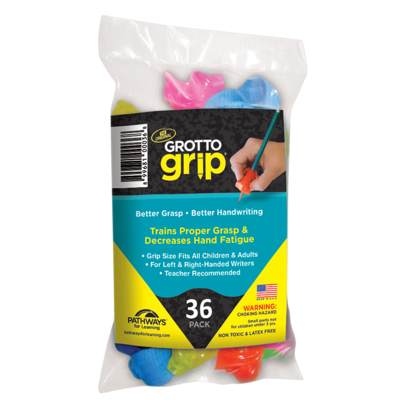 Pathways For Learning Grotto Grip® Pencil Grips, Pack of 36 - Zuma