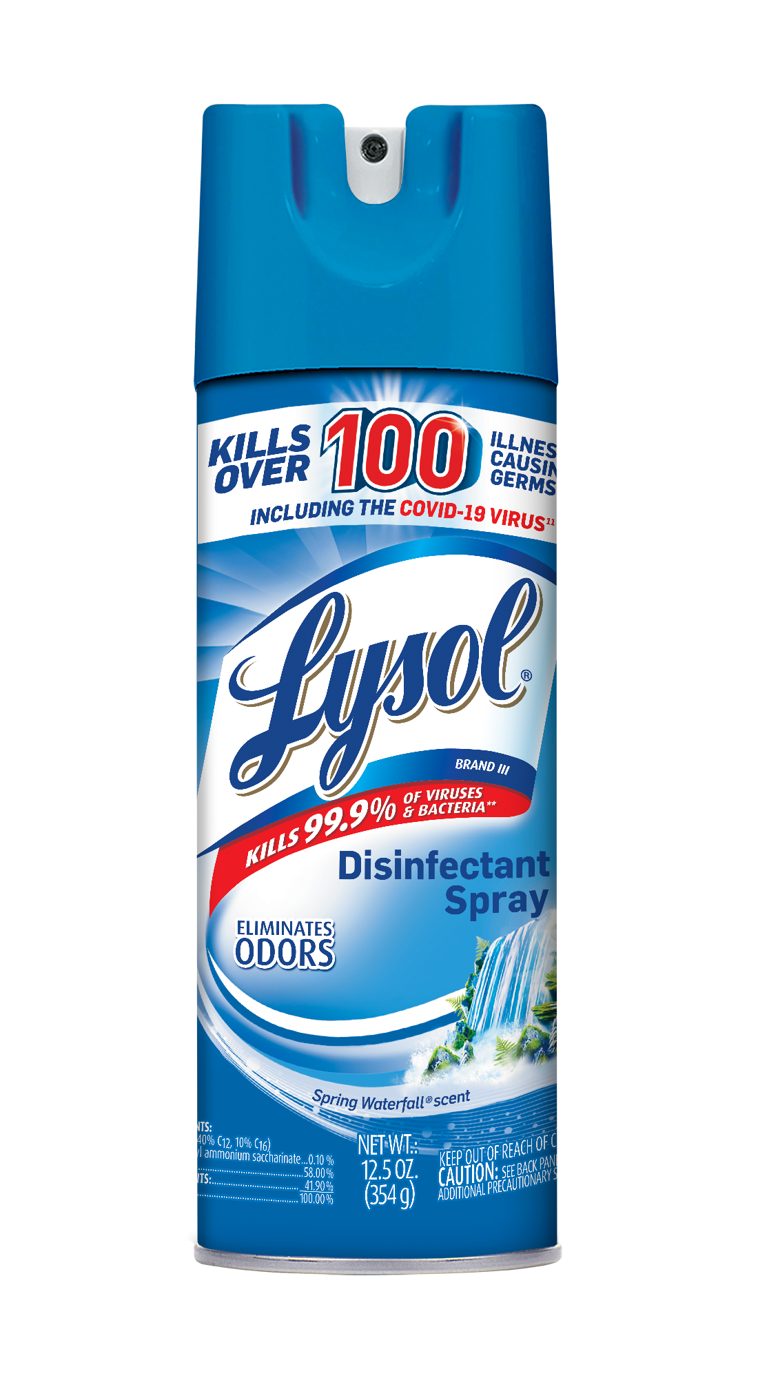 Lysol® Aerosol Desinfectante para Superficies Spring Waterfall 12.5 oz ...