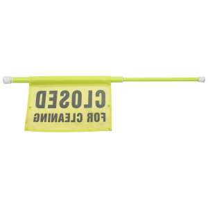 Impact, Extendable Safety Pole, Closed For Cleaning Hanging Sign ...