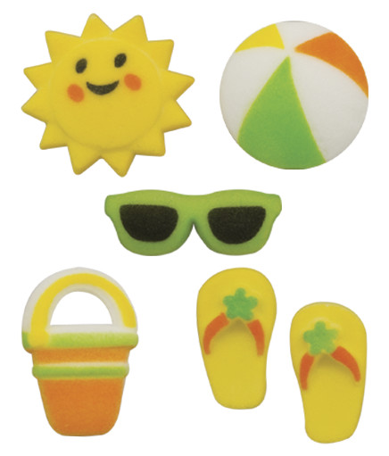 Summer Fun Dec Ons Decorations Assortment | DecoPac