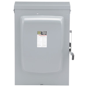 Square D (Schneider Electric) D225NR General Duty Disconnect, Fusible ...