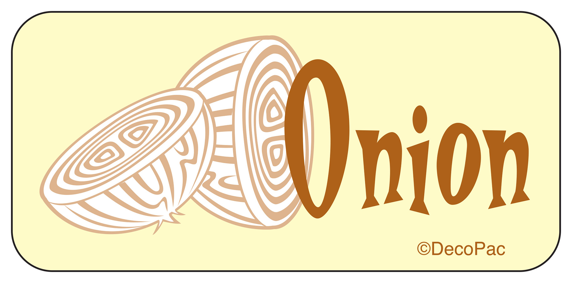 Onion Photocake Label | DecoPac
