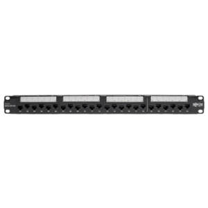 Tripp Lite N252-024-6A 24-Port 1U Rack-Mount Cat6a/Cat6/Cat5e 110 Patch ...