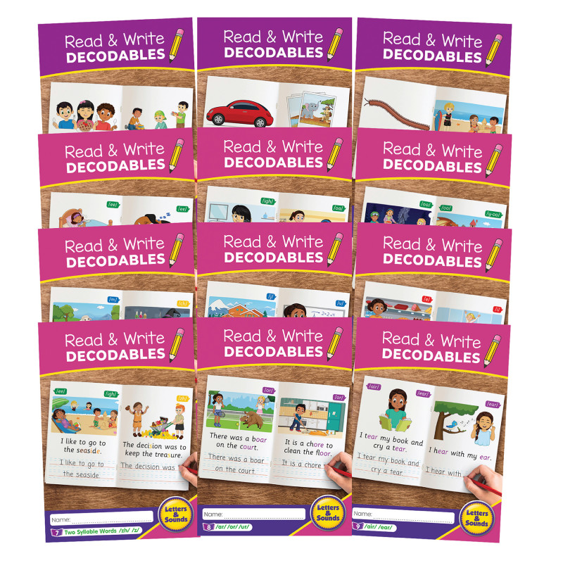 The Science of Reading Read & Write Decodables Set B - Knowledge Tree