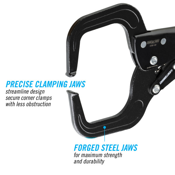 Needle Nose Locking Pliers Channellock C-Clamp Locking Plier, 6 In ...