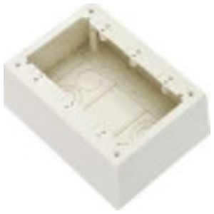 Panduit JBP3DIW Non-Metallic Power Rated Deep Outlet Box For LD Series ...