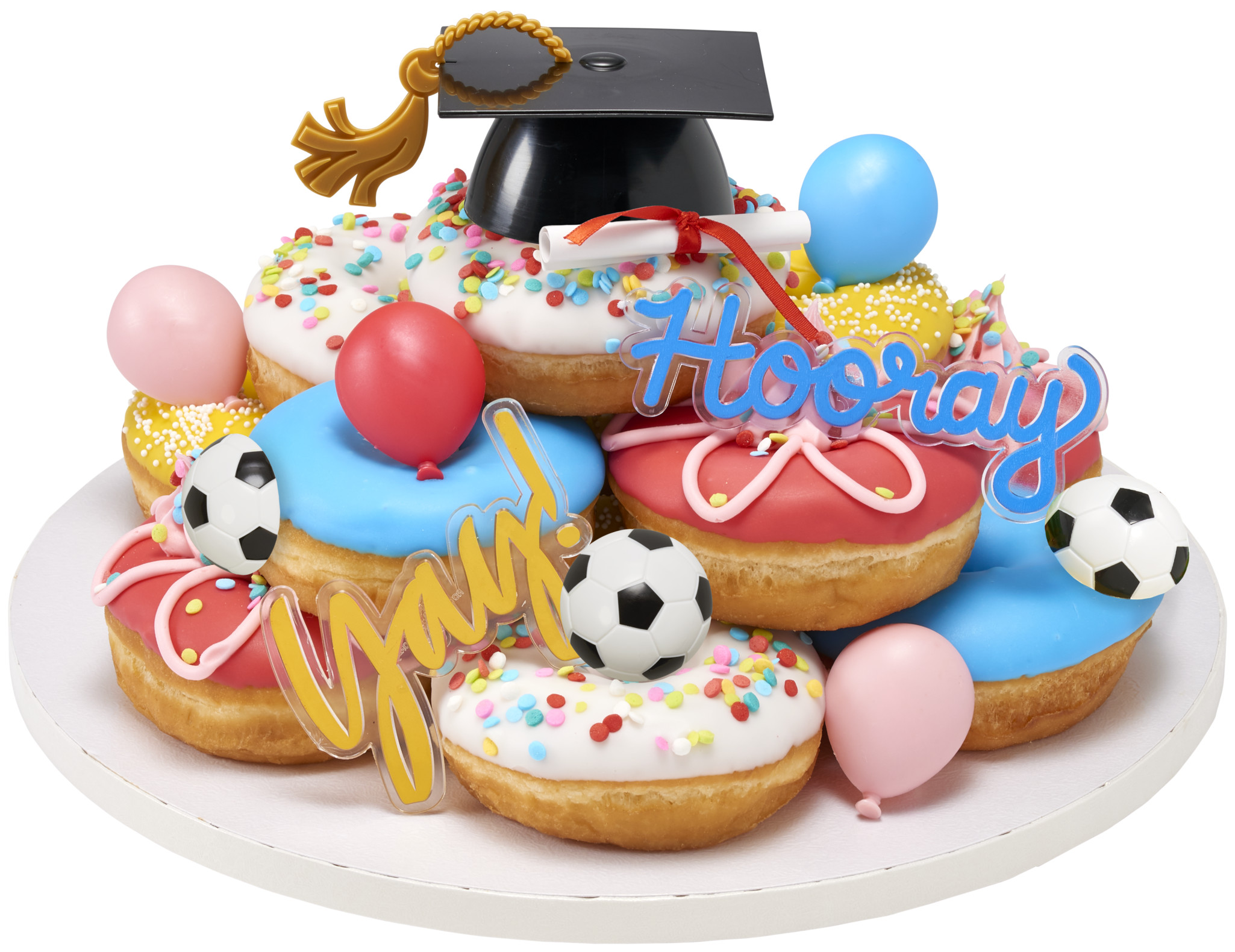 White Grad Cap With Tassel | DecoPac