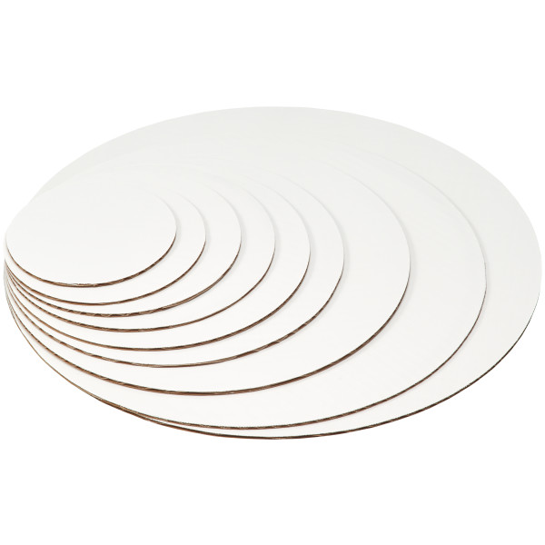 5" Round Waxed Corrugated | Cake Board | DecoPac