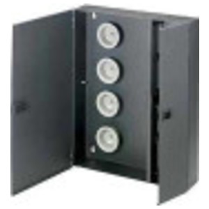 Panduit FWME8 Opticom® Enclosure, Fiber Optic, Wall Mount, 8 Panel ...