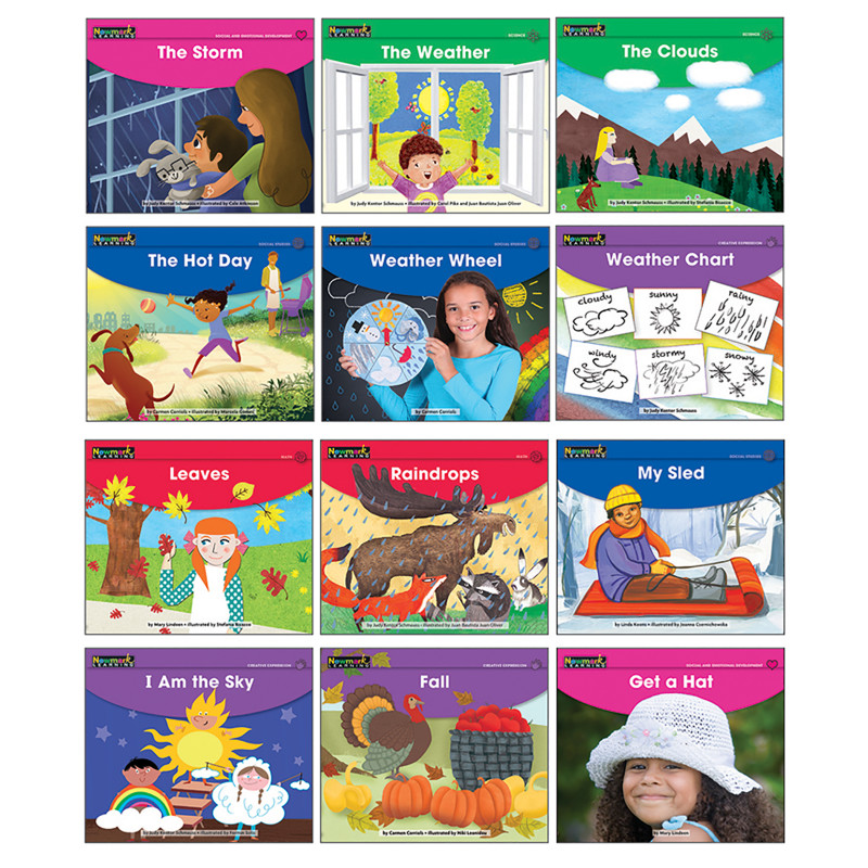 Newmark Learning Early Rising Readers Weather Theme Set - Zuma
