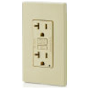 Leviton GFNT2-I SmartlockPro® Slim Self-Test GFCI Receptacle, 20A, 125V ...