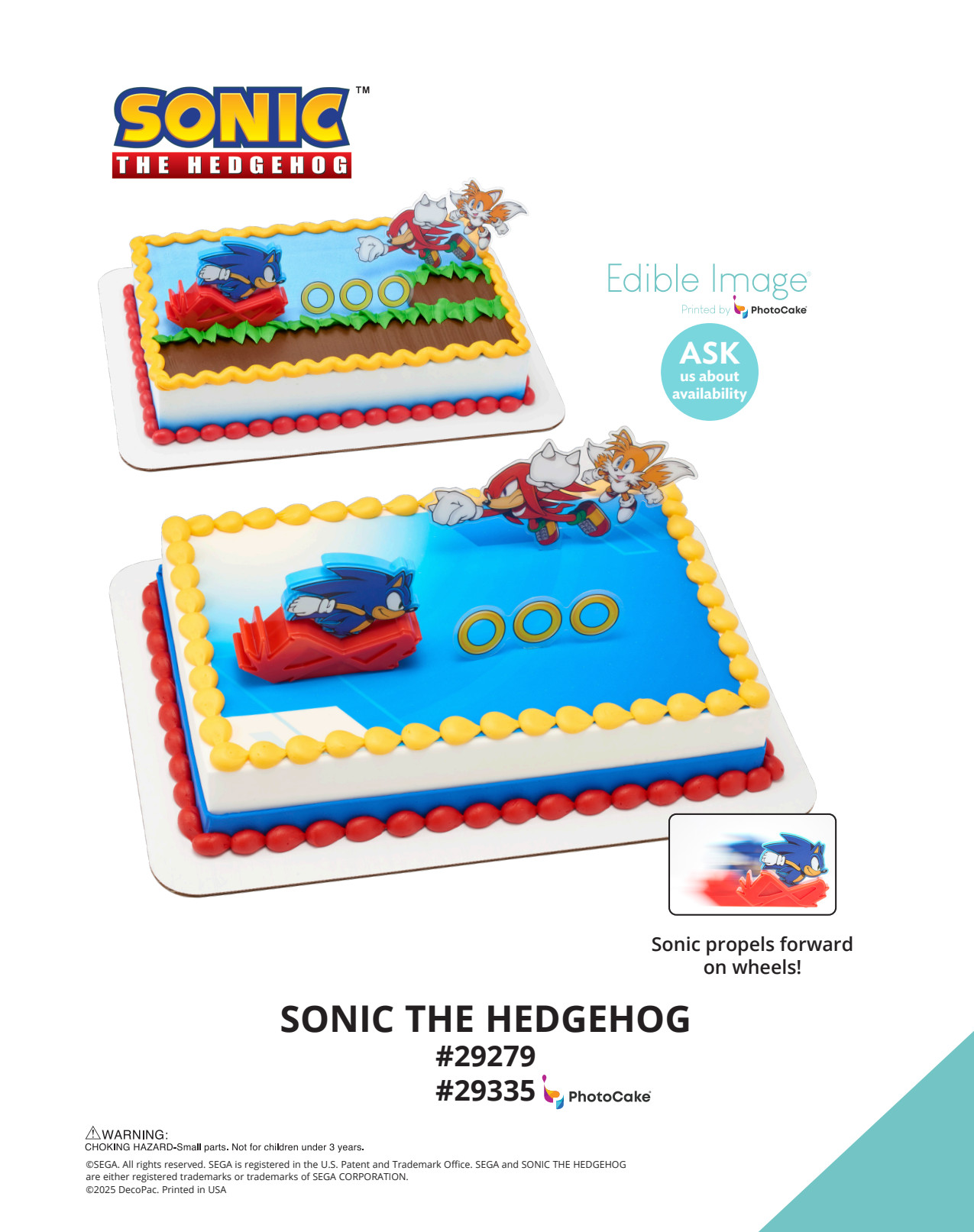 Sonic The Hedgehog E4f2f64f 5086 4efc 9b48 1bebf6f8e640 | DecoPac