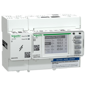Square D (Schneider Electric) METSEEM3570A DIN Rail Meter, PowerLogic ...