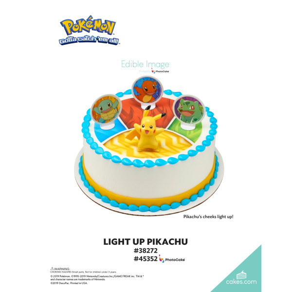 Pokemon Light Up Pikachu Decoset | DecoPac
