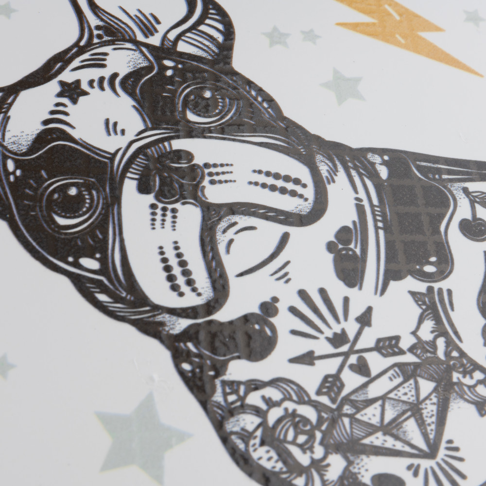 Rockstar Frenchie 11-3/4 in. x 39-1/8 in. Ceramic Wall Tile | Merola Tile