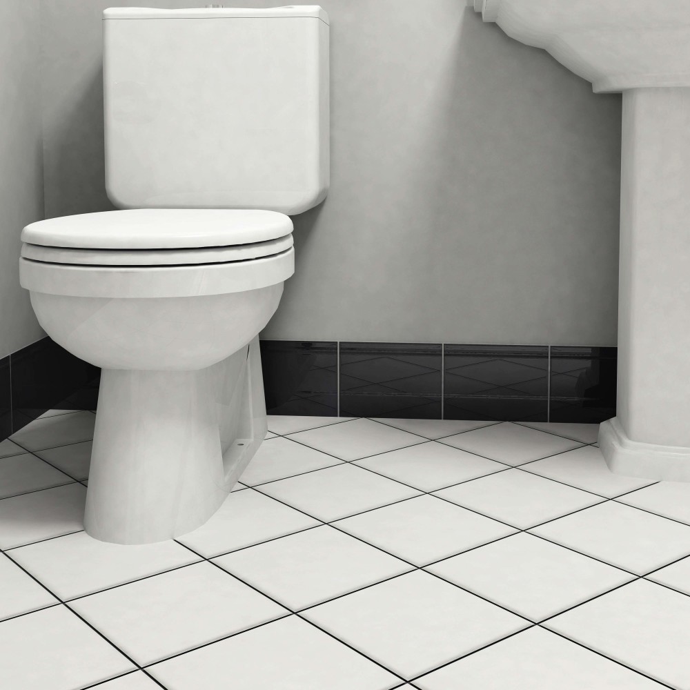 Santorini Torello Blanco 7/8 in. x 7-7/8 in. Ceramic Wall Trim | Merola ...