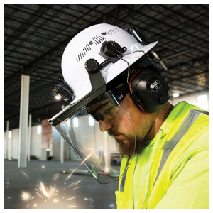 Klein Tools 60528 Face Shield, Full Brim Hard Hat, Clear | Graybar Store