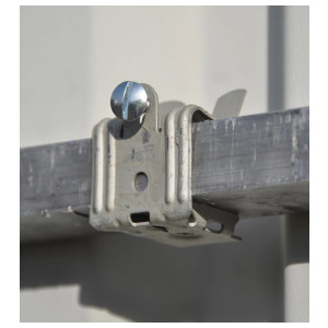 NVent Caddy M24 Hammer-On Flange Clip, Bottom Mount For 1/4 In. Rod, 1/ ...