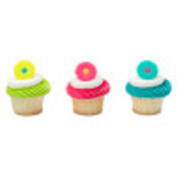 Bright Spring Flower Cupcake Rings | DecoPac
