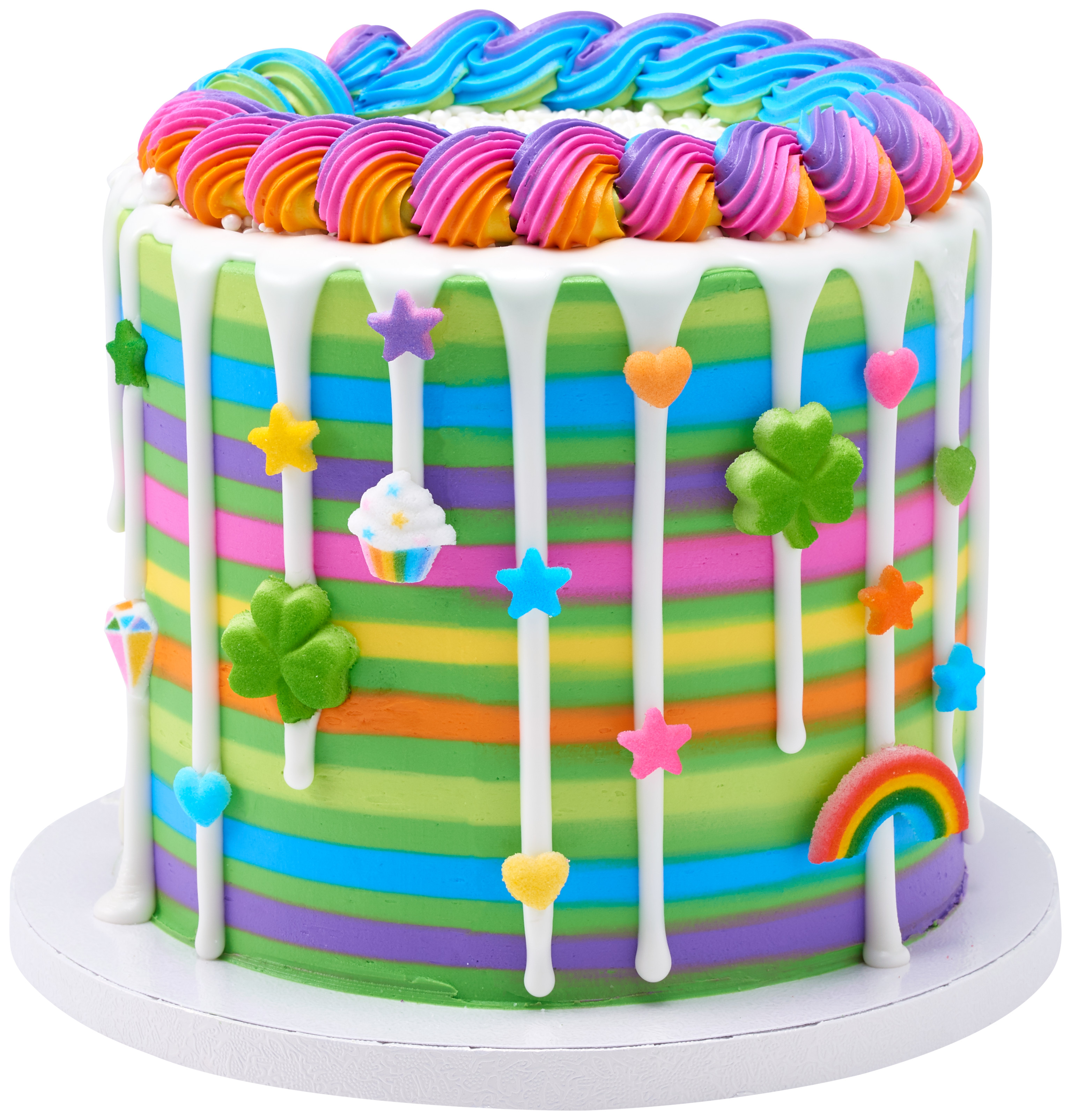 Primary Rainbow Dec Ons Decorations | DecoPac