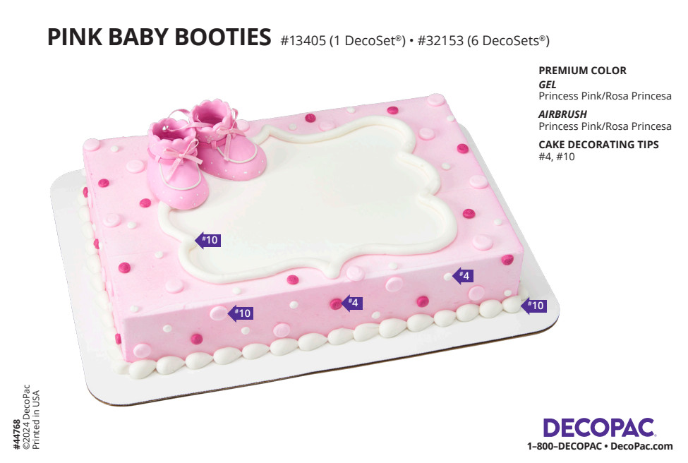 Pink Baby Booties | DecoPac
