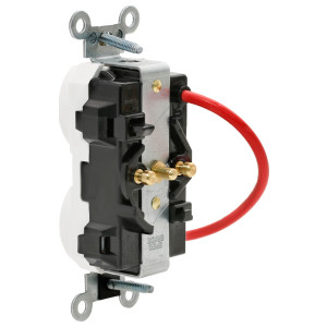 Leviton M5362-SCT 20 Amp Lev-Lok® Duplex Receptacle/Outlet, Industrial ...