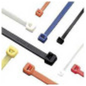 Panduit PLT3S-C2 Pan-Ty® PLT3S-C2 Cable Tie, Red, PA6.6, 11.5"L, 50lb ...