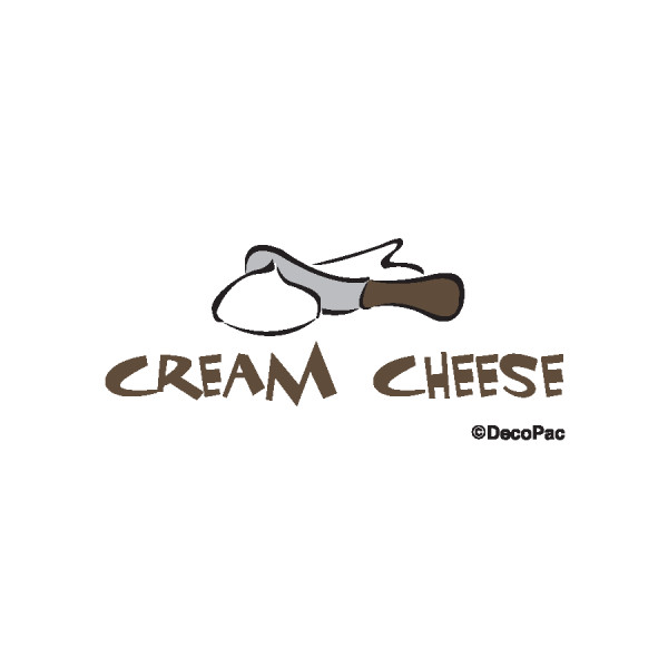 Cream Cheese Merchandising Label | DecoPac