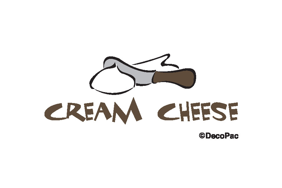 Cream Cheese Merchandising Label | DecoPac