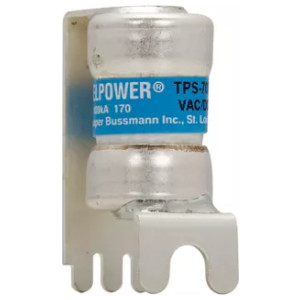 Bussmann (Eaton) TPS-70V TPS Telecommunication Fuse, Vertical Pcb Tab ...