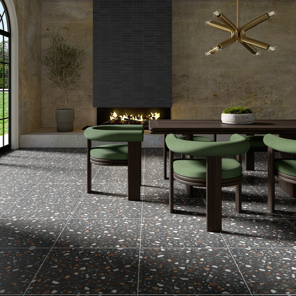 Curation Clay 24x48 Splatter Field Tile Matte Rectified - Virginia Tile ...