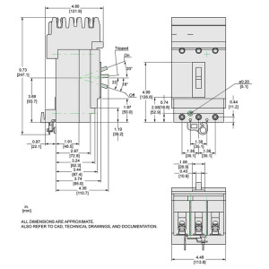 Square D (Schneider Electric) HRA36060U31X Circuit Breaker, PowerPacT H ...
