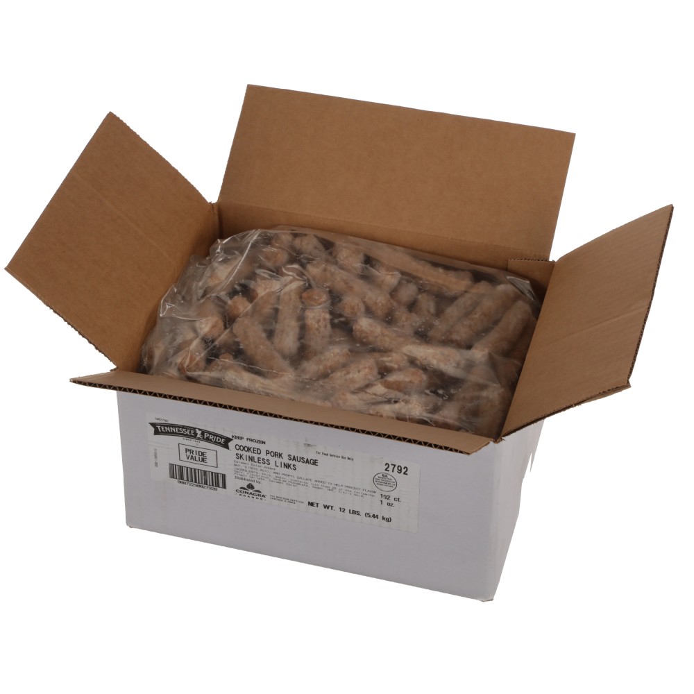 ODOMS TENNESSEE PRIDE Value Cooked Pork Sausage Skinless Links ...