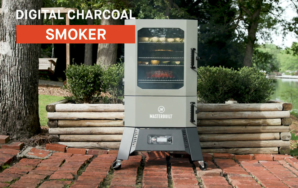 Masterbuilt 40-inch Digital Charcoal Smoker in Gray - Walmart.com