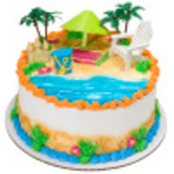 Beach Chair & Umbrella | DecoSet® | DecoPac