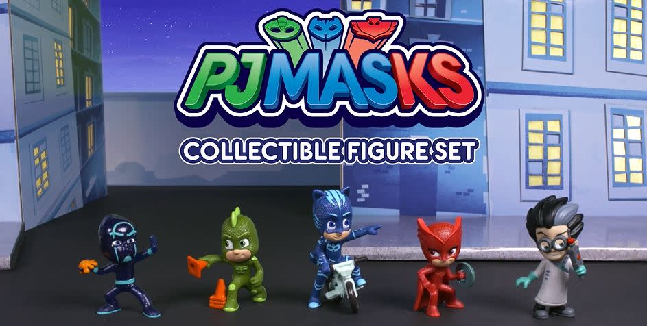PJ Masks Collectible Figures Set - 5 Pack - Walmart.com