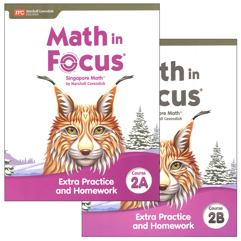 Math in Focus 2020 Extra Practice and Homework Collection Course 2A/2B
