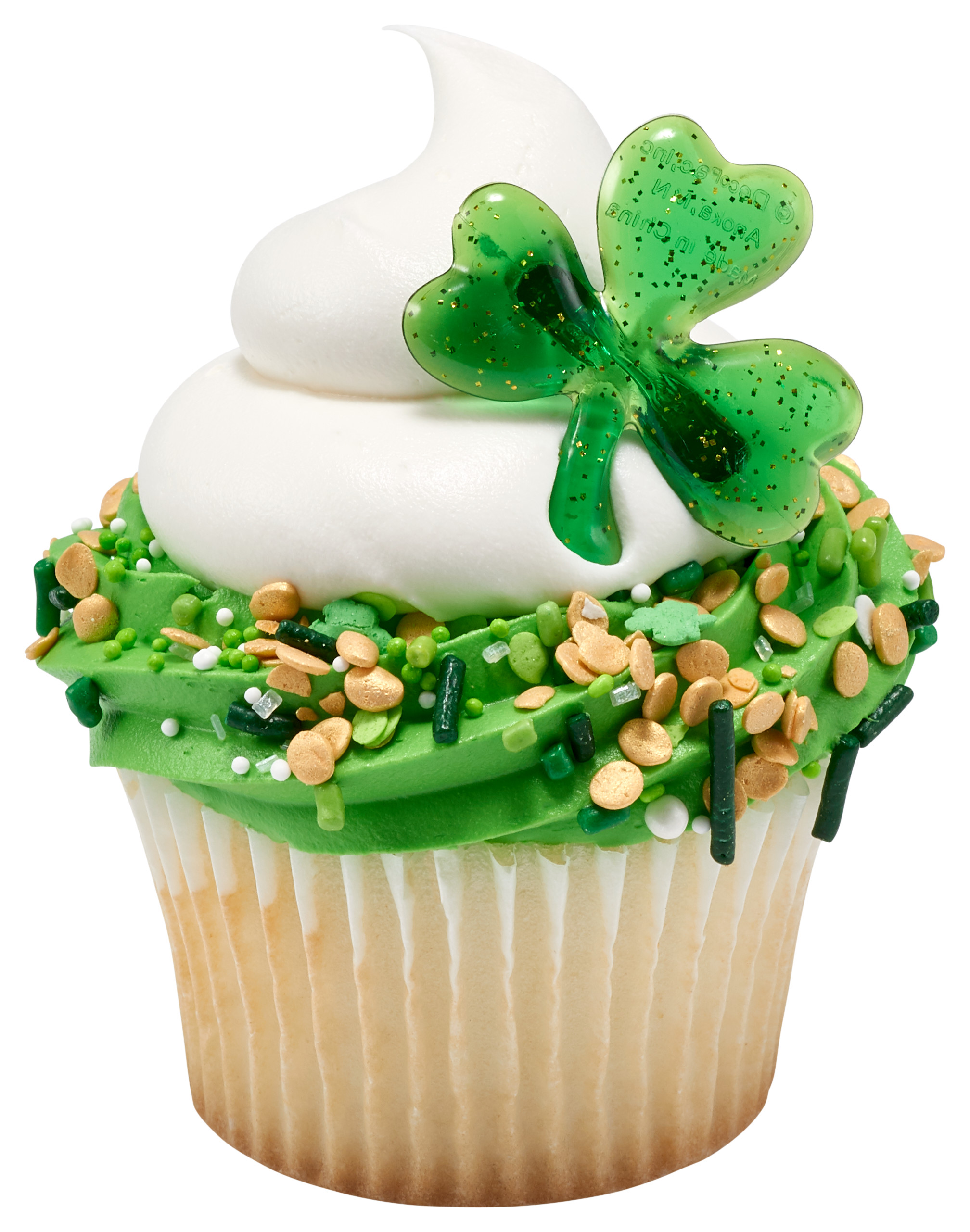 Shamrock Puff Glitter Cupcake Rings | DecoPac