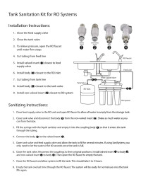 Tank Sanitization Kit for RO Systems – Fresh Water Systems