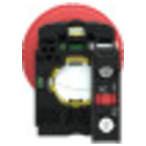 Square D (Schneider Electric) XB5AS8442 Emergency Stop Switching Off, Harmony XB5, Plastic, Red ...