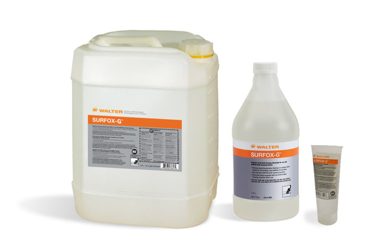pH Neutral weld cleaning electrolyte solution