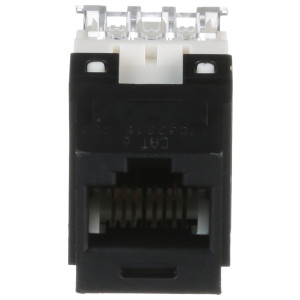 Panduit NK688MBL NetKey® Cat 6 Keystone Punchdown Jack Module, Black ...
