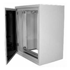 Chatsworth 12324-722 Wall-Mount Rack With Enclosure, Aluminum, Solid ...
